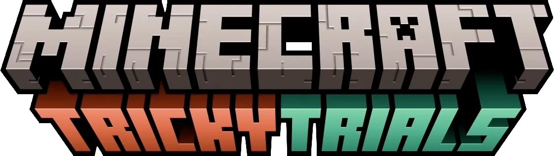 Minecraft tricky trials logo