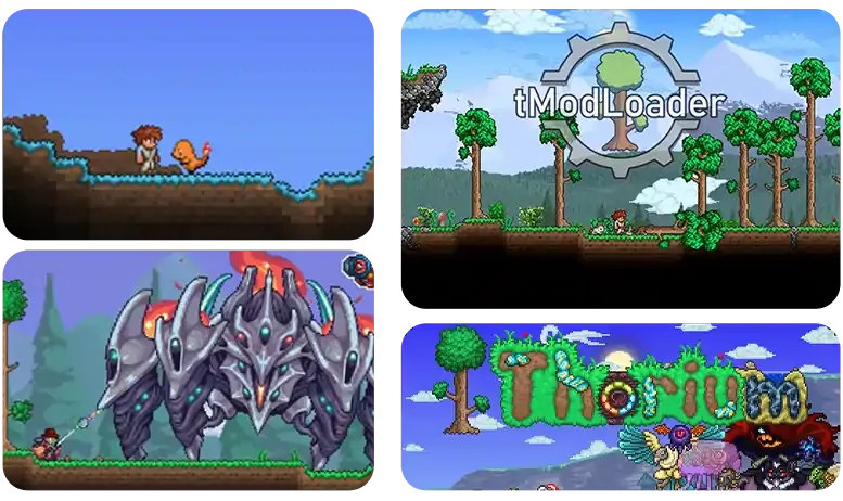 terraria images collage